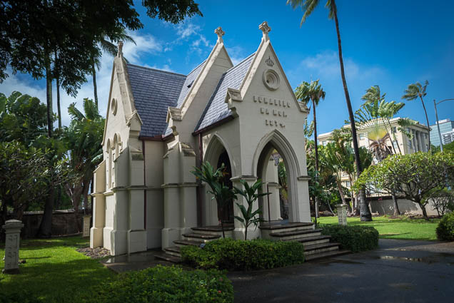 King Lunalilo Mausoleum Tomb | Kawaiahao Church Honolulu